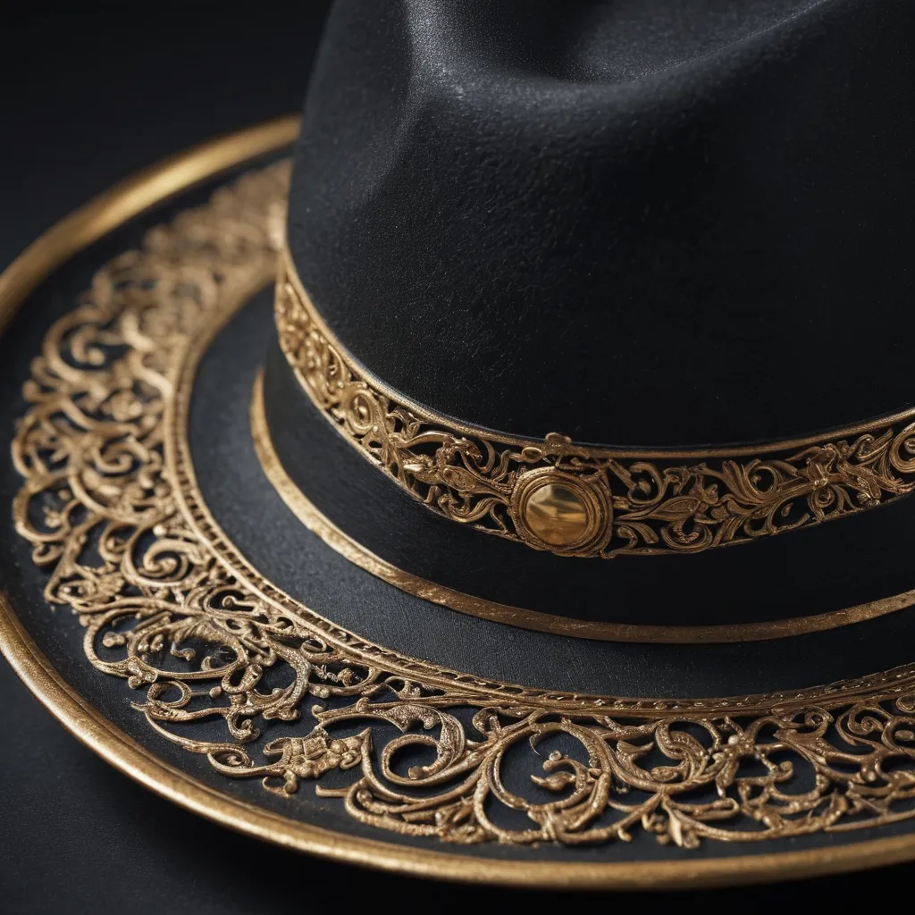 The Allure of the Black and Gold Fedora Hat