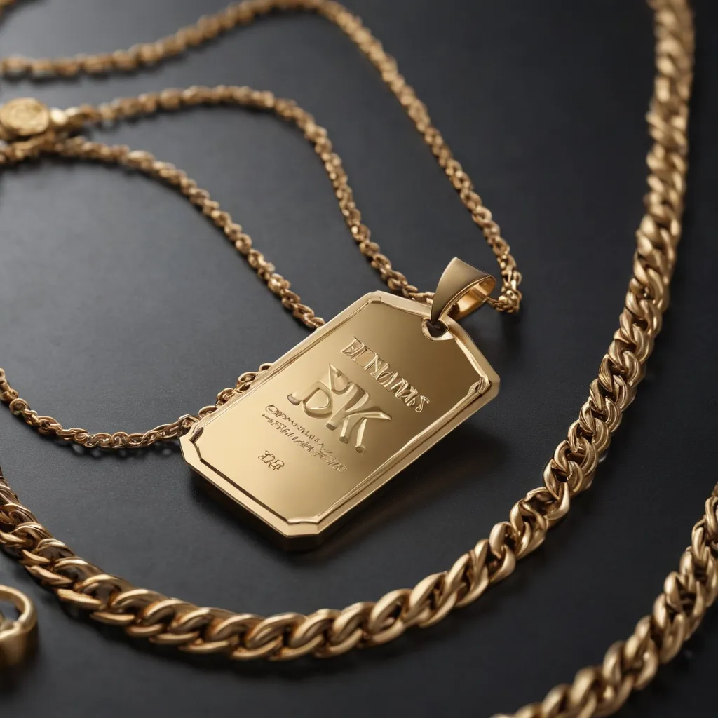 Exploring the Allure of 18K Gold Nameplate Necklaces